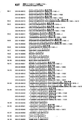 China 232-27-05010 2322705010 Leaning Cylinder Seal Kit Fits GD28AC-1 GD37-4 KOMATSU for sale