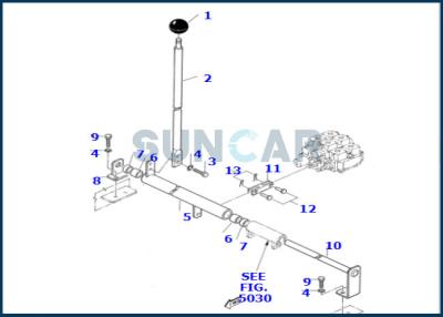 China 707-98-12700 7079812700 Blade Lift Cylinder Service Kit For Excavator KOMATSU for sale