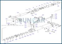 China 707-99-25840 7079925840 Boom Cylinder Service Kit For KOMATSU for sale