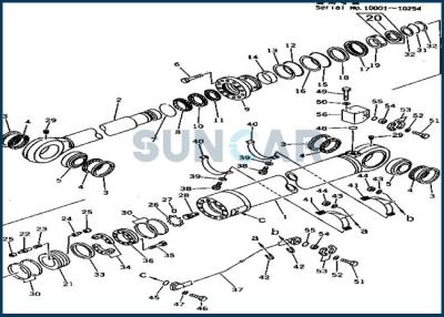 China 707-99-89200 7079989200 Arm Cylinder Seal Repair Kit For PC1000SE-1 KOMATSU for sale