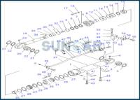 China 707-99-89220 7079989220 Arm Cylinder Seal Repair Kit For PC1100-6 for sale