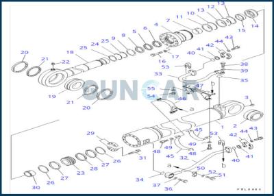 China 707-99-77120 7079977120 Bucket Cylinder Seal Repair Kit For Excavator KOMATSU for sale