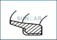 China CA9X3569 9X-3569 9X3569 Seal-Lip Dust Wiper Ring Fits C-A-T Backhoe Loader for sale