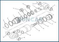 China CA8C3841 8C-3841 8C3841 Type B Buffer Seal For C-A-T 963 936 426B D250D for sale