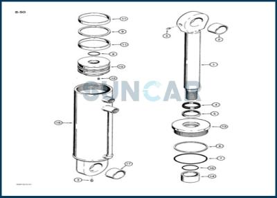 China S301013 CNH Hydraulic Cylinder Seal Kits suit for Wheel Loader 821 821B for sale