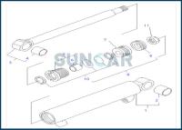 China YM172186-72580 YM17218672580 Bucket Cylinder Seal Kit For PC09FR-1 for sale