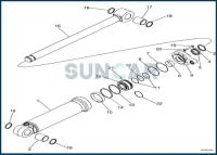 China 87399338 Bucket Cylinder Seal Repair Kit fits CNH Loader 921E for sale