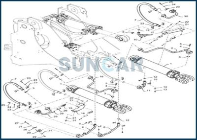 China 84281863 Seal Repair Kits for Double Acting Lift Cylinder fits CNH 1021F 1021G for sale