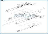 China 84404910 Steering Cylinder Seal Kit fpr Loader CNH 1021F 1021G for sale