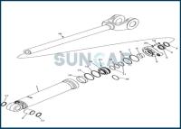 China 84515282 CNH Hydraulic Cylinder Seal Kits for Lifting Cylinder 921F for sale