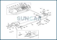 China LZ00452 Arm Cylinder Seal Repair Kit for CNH Excavators CX160 for sale