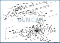 China LZ008960 Arm Cylinder Service Kit for CNH Excavators CX225SR for sale