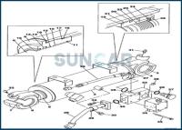 China LZ00542 Blade Dozer Cylinder Seal Repair Kit for CNH CX225SR CX235CSR for sale