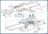 China LZ007640 Arm Cylinder Seal Repair Kit for CNH CX210B CX210BLR CX210BNLC for sale