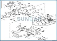 China LZ007650 Bucket Cylinder Service Kit for CNH CX210B CX210BNLC for sale