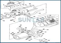 China LZ008160 Bucket Cylinder Seal Repair Kit Fits CNH CX240B CX250C CX250DLC for sale