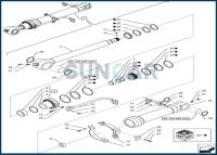 China LZ012110 Bucket Cylinder Service Kit For CNH Excavators CX350DLC for sale