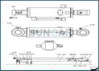 China PX01V00043R300 Dozer Blade Cylinder Seal Repair Kit fits CNH CX31B CX36B for sale