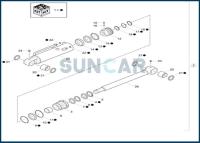China XKCC-01535 Dozer Blade Cylinder Seal Repair Kit fits CNH CX17C for sale
