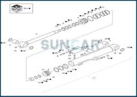 China XKCD-03431 XKCD03431 Boom Cylinder Seals Repair Kit fits CNH CX26C for sale