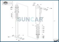 China XKCC-01360 XKCC01360 Bucket Cylinder Seal Repair Kit for CNH CX33C CX37C for sale