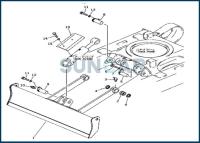 China 707-98-11210 7079811210 Blade Cylinder Seal Repair Kit for KOMATSU PC05-7 for sale