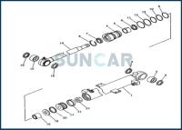 China Boom Cylinder Seal Repair Kit for 707-00-50660 7070050660 KOMATSU PC05-6 for sale