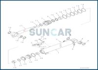 China Seal Repair Kit for 707-99-26570 7079926570 Boom Cylinder KOMATSU PC57-7 for sale