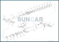 China Seal Repair Kit fits Boom Cylinder 707-99-26120 7079926120 Komatsu PC57-7 for sale