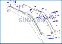 China 707-98-26200 7079826200 Bucket Cylinder Seal Kit fits KOMATSU PC55MR-3 for sale