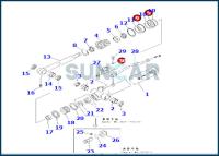 China Seal Kit for 707-98-26620 7079826620 Arm Cylinder PC50UU-2 PC50UUM-2 for sale