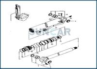 China Service Kit fits YM172157-99420 YM17215799420 Bucket Cylinder PC50FR-1 for sale