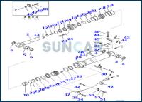 China Arm Cylinder Seal Kit For 707-99-76190 7079976190 KOMATSU PC500LC-8 for sale