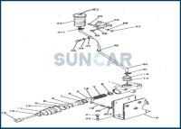 China 233-71-05021 2337105021 Blade Cylinder Bracket Seal Kit Fits KOMATSU GD31 for sale