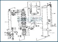 China 232-71-05053 2327105053 Blade Shift Cylinder Seal Kit For GD37-4 for sale