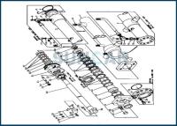 China 232-71-05052 2327105052 Blade Shift Cylinder Seal Kit For GD37-4 KOMATSU for sale