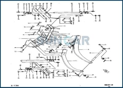 China Hydraulic Cylinder Seal Kit For 232-71-05042 2327105042 Scarifier GD37-4 GD37-5H for sale