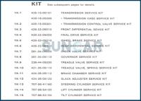 China 707-98-41160 7079841160 Steering Cylinder Seal Kit For WF600T-1 KOMATSU for sale