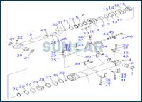 China 707-99-68470 7079968470 Excavator Arm Cylinder Service Kit For PC800-8E0 KOMATSU for sale