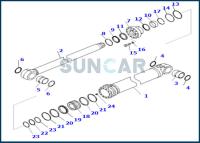 China 707-98-39611 7079839611 Seal Kit For Excavator PC200-8M0 PC200LC-8M0 PC210LC-10 PC210-10 HB205-1M0 HB215LC-1M0 PC210-10 for sale