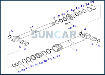 China 707-98-39611 7079839611 Seal Kit For Excavator PC200-8M0 PC200LC-8M0 PC210LC-10 PC210-10 HB205-1M0 HB215LC-1M0 PC210-10 for sale