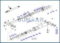 China 707-99-50730 7079950730 Arm Cylinder Service Kit For PC200-8 Excavator for sale