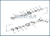 China 707-98-52140 7079852140 Tilt Cylinder Service Kit For Bulldozer KOMATSU D60P-12 for sale