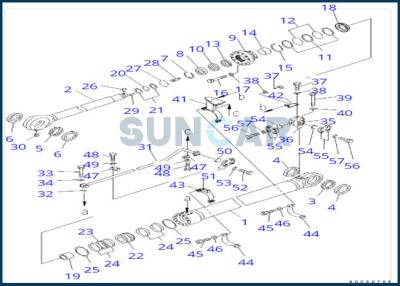 China 707-99-76260 7079976260 Bucket Cylinder Service Kit For KOMATSU PC2000-8 for sale