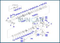 China 707-99-72370 7079972370 Boom Cylinder Botoom Dump Cylinder Service Kit For PC400-7 for sale