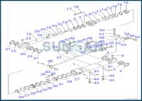 China 707-99-89250 7079989250 Arm Cylinder Service Kit For PC1250-7 PC1250-8 for sale