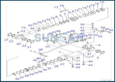 China 707-99-89250 7079989250 Arm Cylinder Service Kit For PC1250-7 PC1250-8 for sale