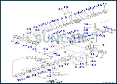 China 707-98-85310 7079885310 Arm Cylinder Service Kit For PC1250LC-8 PC1250-8 for sale