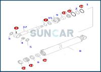 China 707-98-35330 7079835330 RLG Cylinder Seal Kit For KOMATSU PC130F-7 for sale