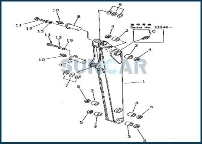 China 707-99-46480 7079946480 Arm Cylinder Seal Kit For KOMATSU PC195LC-8 for sale
